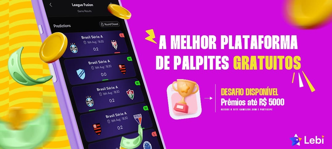 Desafio Lebi Club World Cup 2025 com R$2.500 por rodada